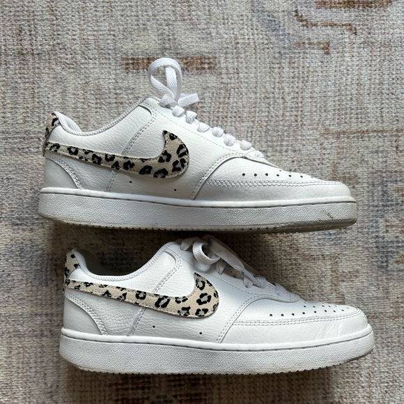 Nike | Shoes | Nike Air Force One Cheetah Swoosh Worn Twice | Poshmark